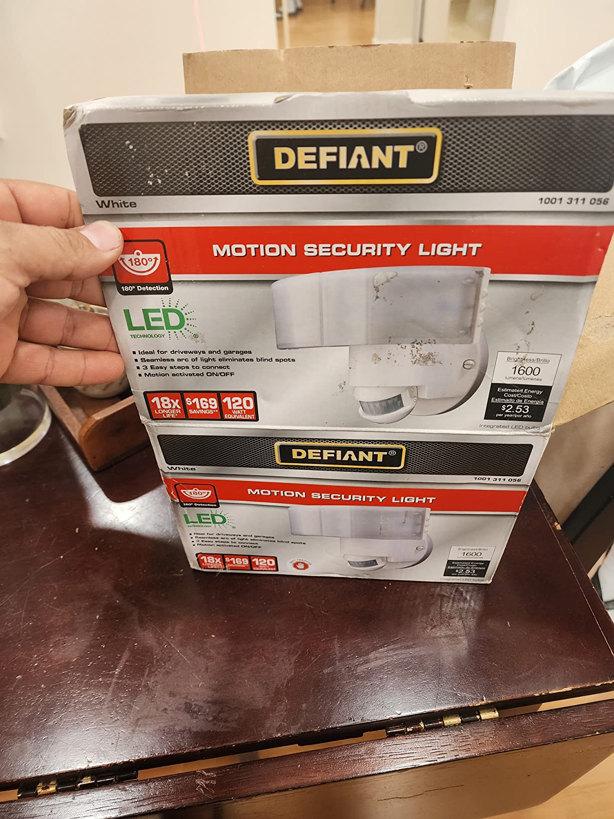 Amazon.com: Defiant 180 Degree LED Motion Security Light White : Tools ...