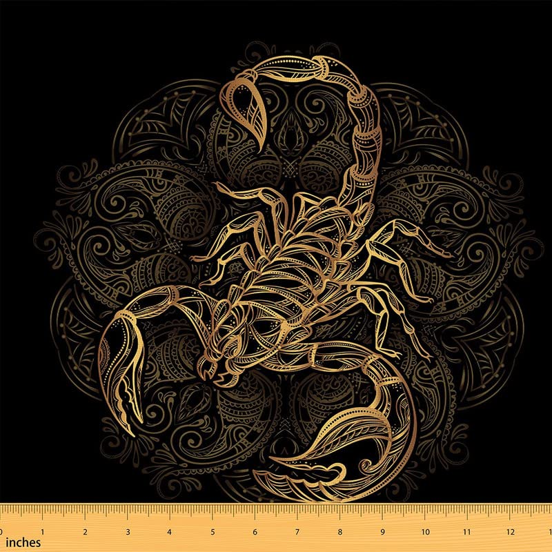 Snapklik.com : Scorpion Fabric By The Yard,Wild Animals Upholstery ...