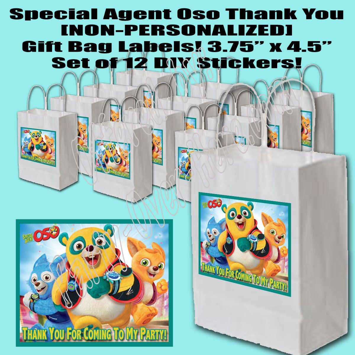 Amazon.com: Special Agent OSO Party Favors Supplies Decorations Gift ...