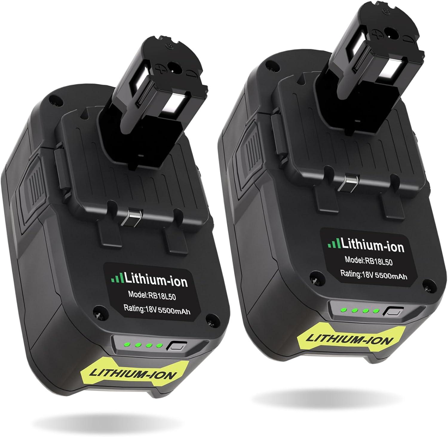 KUNLUN 5500mAh 18V Replacement Battery for Ryobi One+ Cordless Tools Li ...