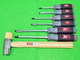 Amazon.co.jp: KTC VZJWOVIR Resin Handle Screwdriver 6 Piece Combination ...