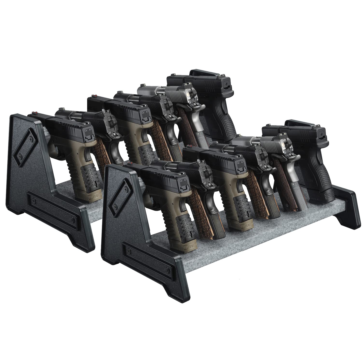 Snapklik.com : Pistol Rack,Mind And Action Deluxe Handgun Rack Stand ...