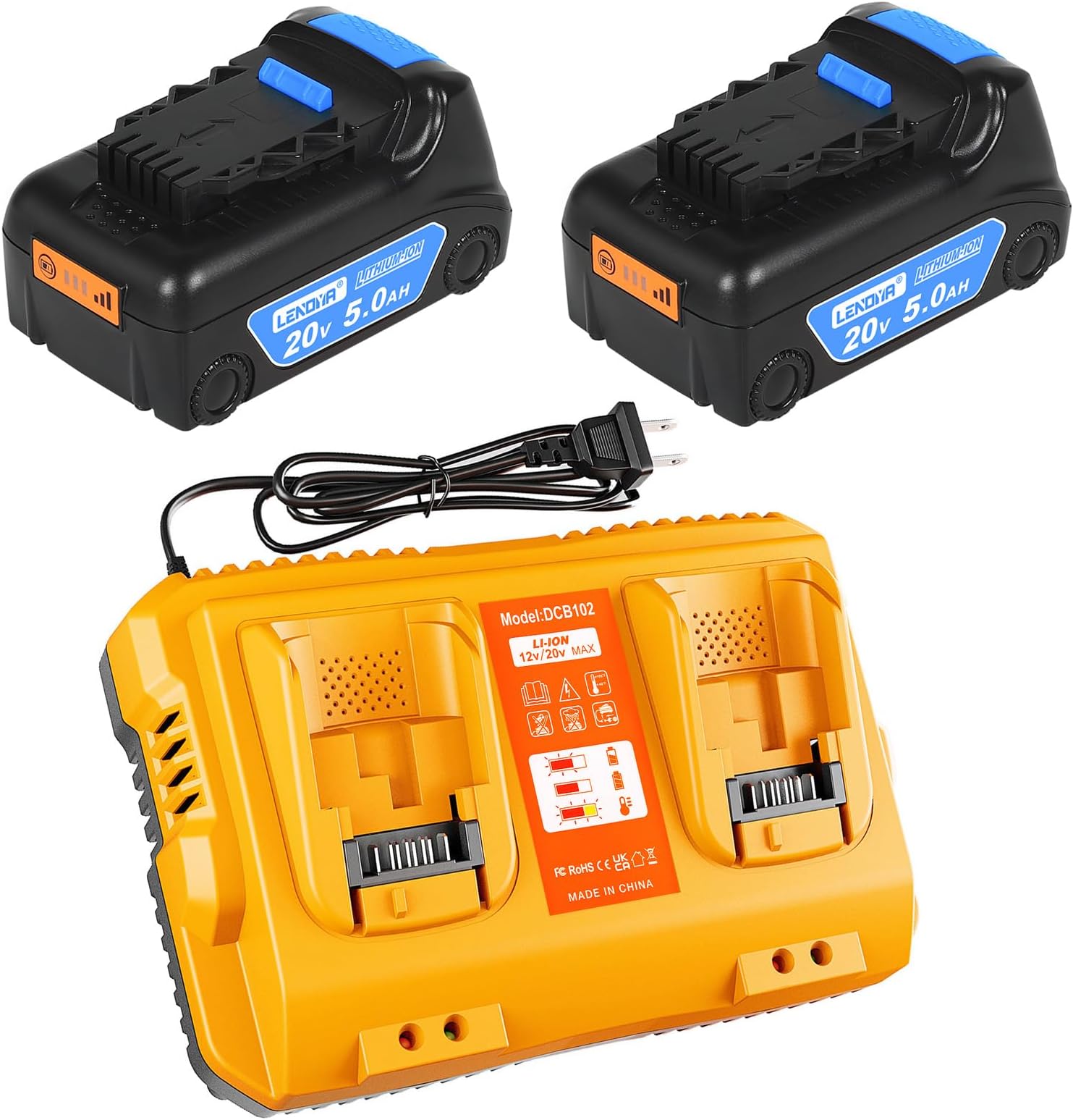 Amazon.com: 6.0Ah Replacement for Dewalt 20V Battery 4Pack 20v Max ...