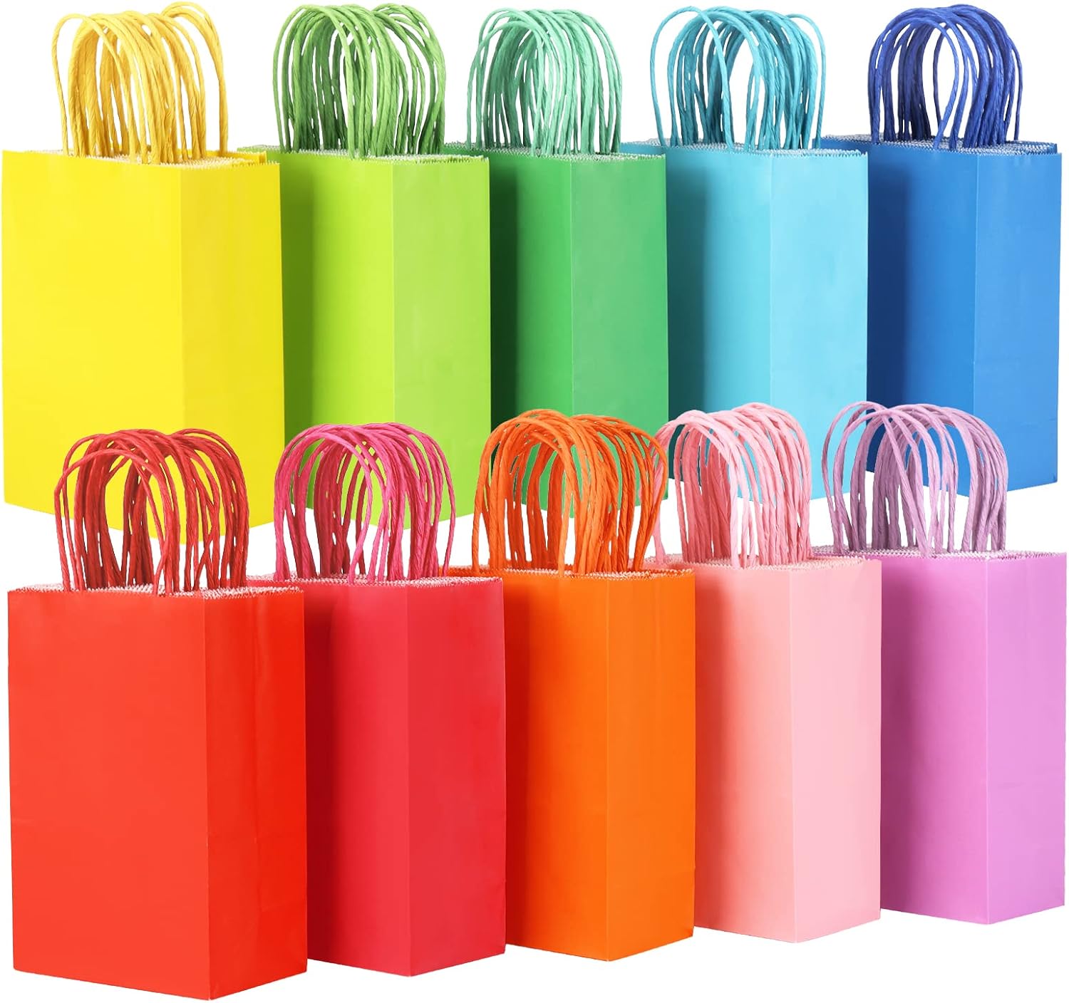 TOMNK Bolsas de regalo/regalo a granel, 10 colores, bolsas de recuerdo ...