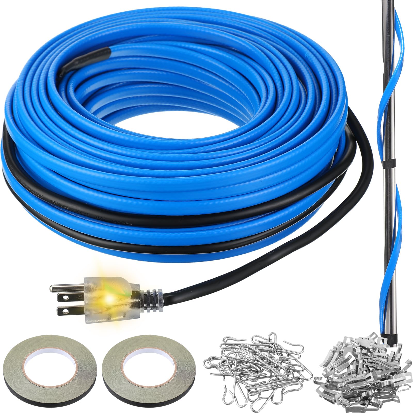 Roof De-icing Cable Self-Regulating Heat Cable For Pipes & Roofs - 60 ...