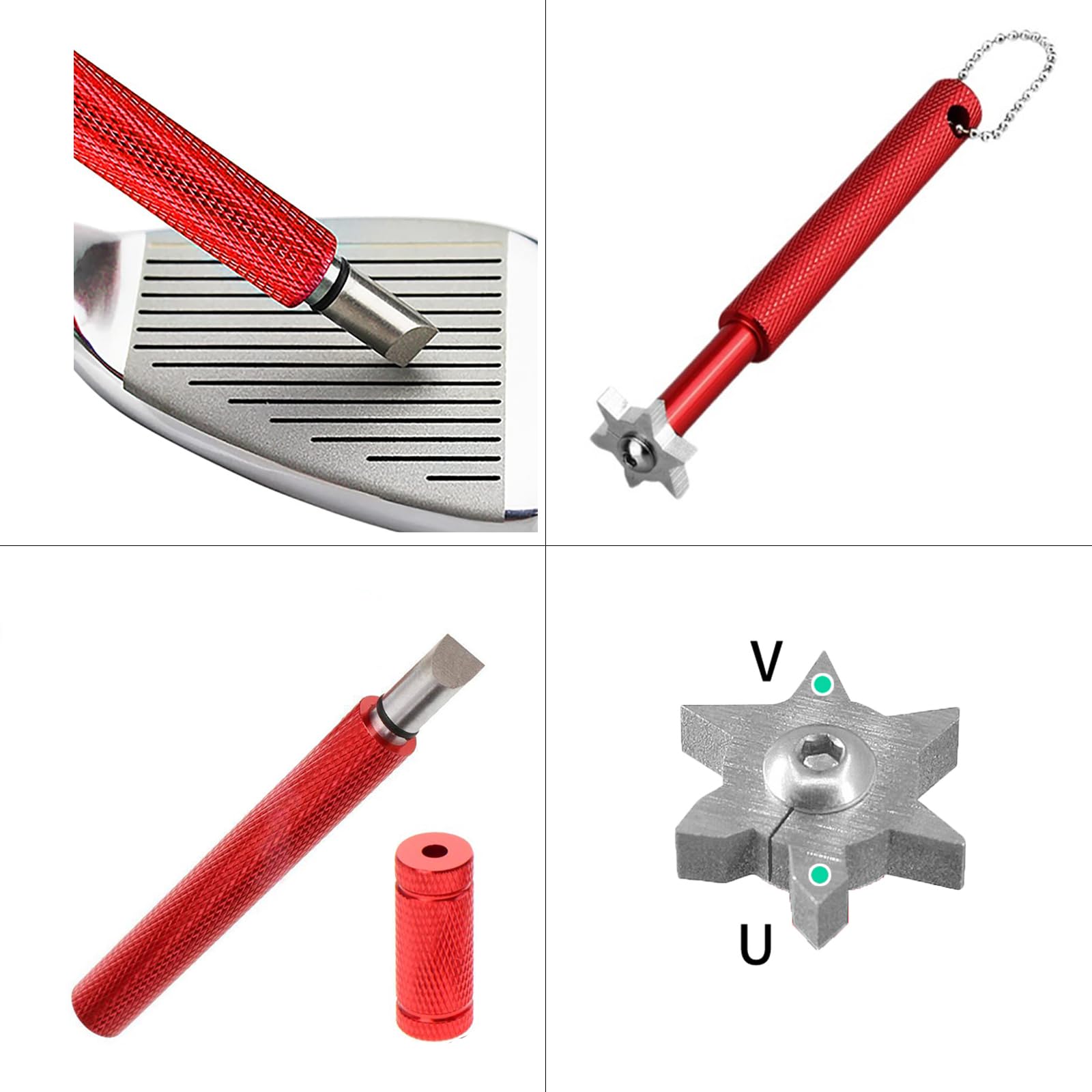 Snapklik.com : SIPYTOPF Golf Clean Tool Set,Flat Sharpener + 6 Heads ...