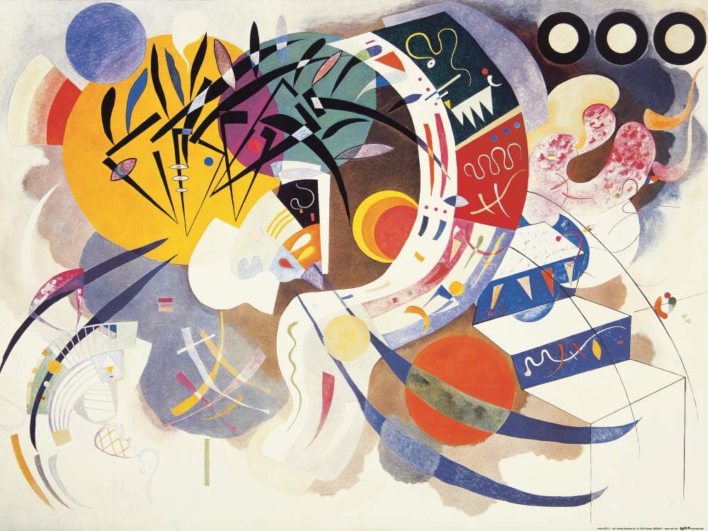 Quadro Balancement 1925 Stampa E Cornice Wassily Kandinsky Balancement ...