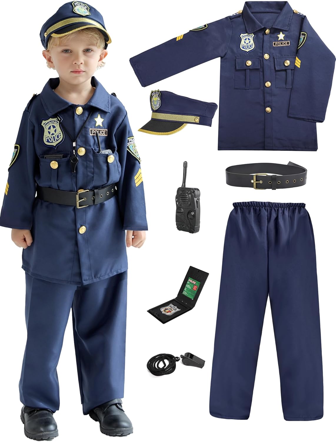 Police Officer Costume for Kids, Cop Toys with Australia | Ubuy