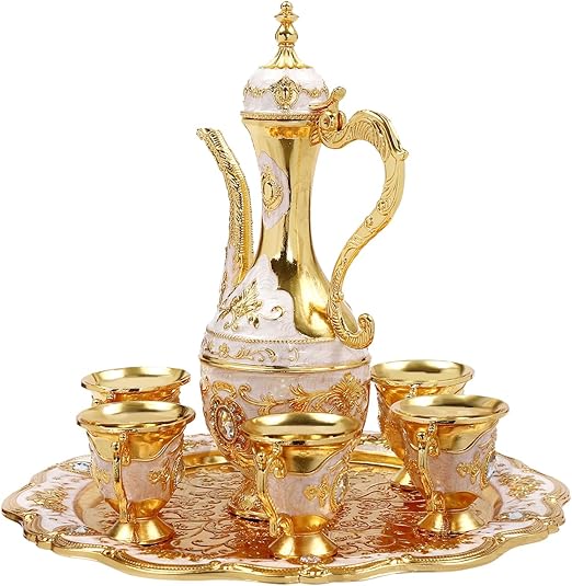 Amazon.com | Turkish Teapot Set, Elegant Turkish Coffee Set with Pot ...