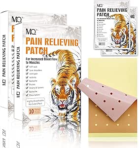 MQUPIN MQ 20 Count Pain Relief Patches Tiger, Chinese Pain Relief Plaster Herbal Patches for ...