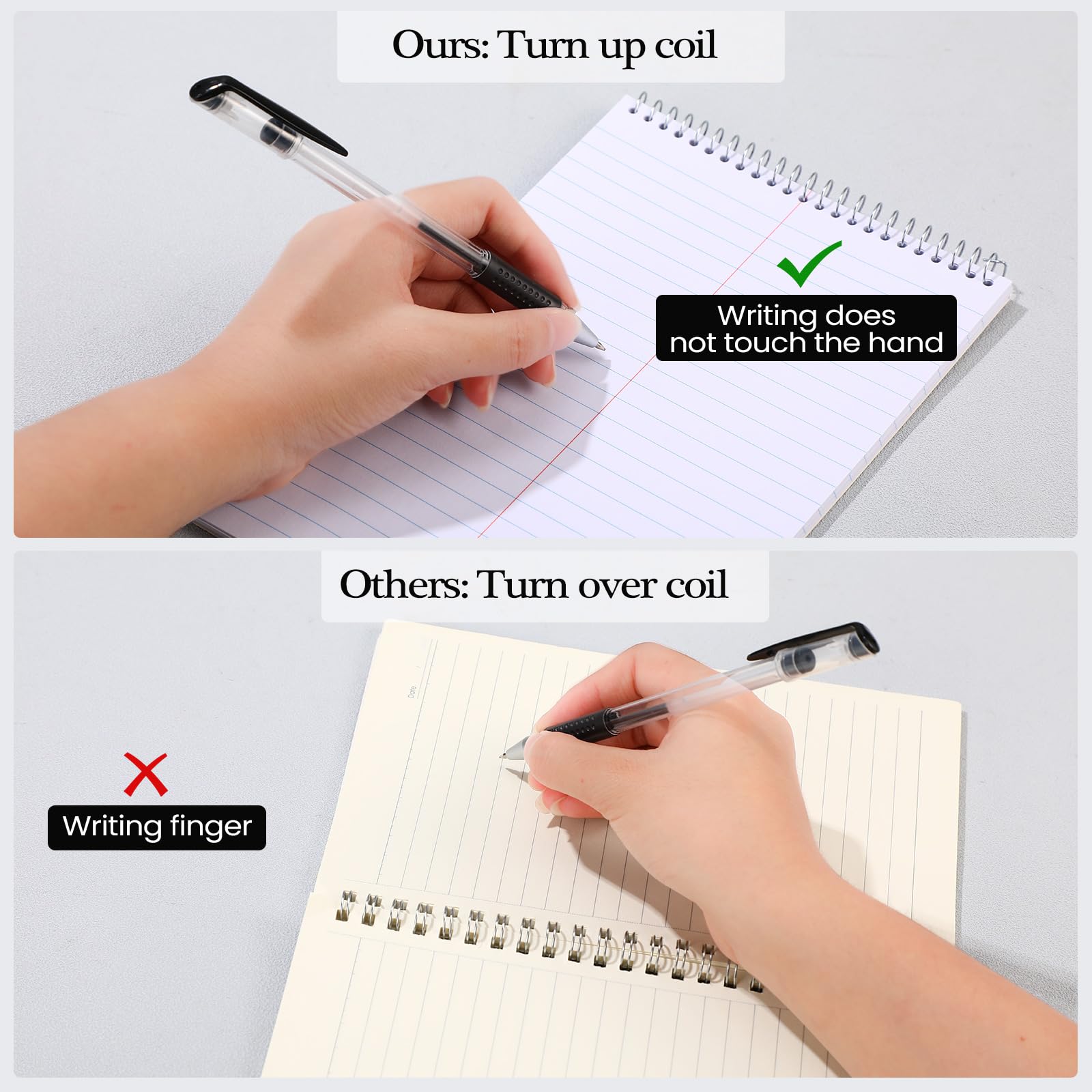 Snapklik.com : Cholemy 30 Pcs 30 Pcs Spiral Steno Pads 6 X 9 Inches 120 ...