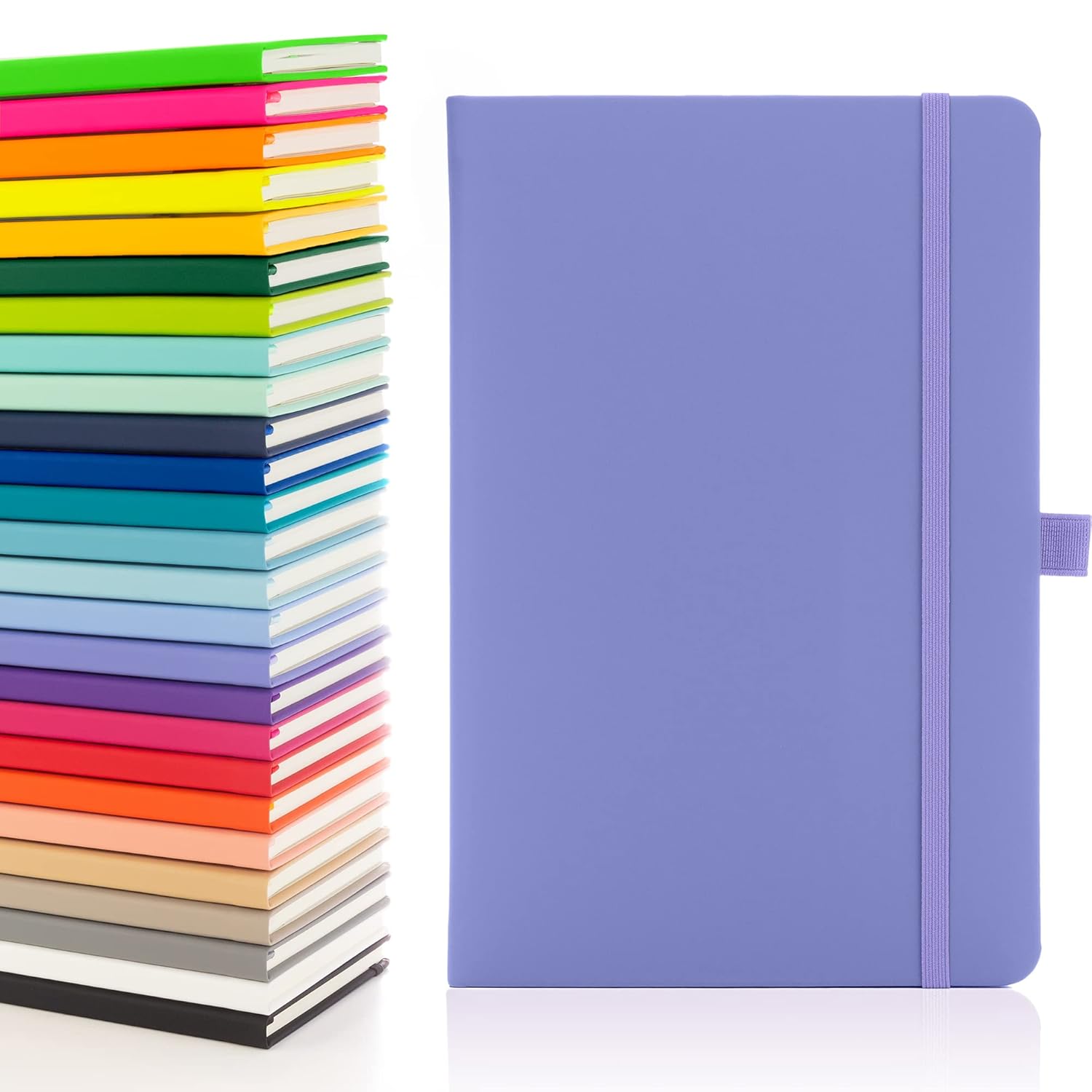 A5 Notebook Lined Pages Hardback Medium Journal New Notepad Note Book ...