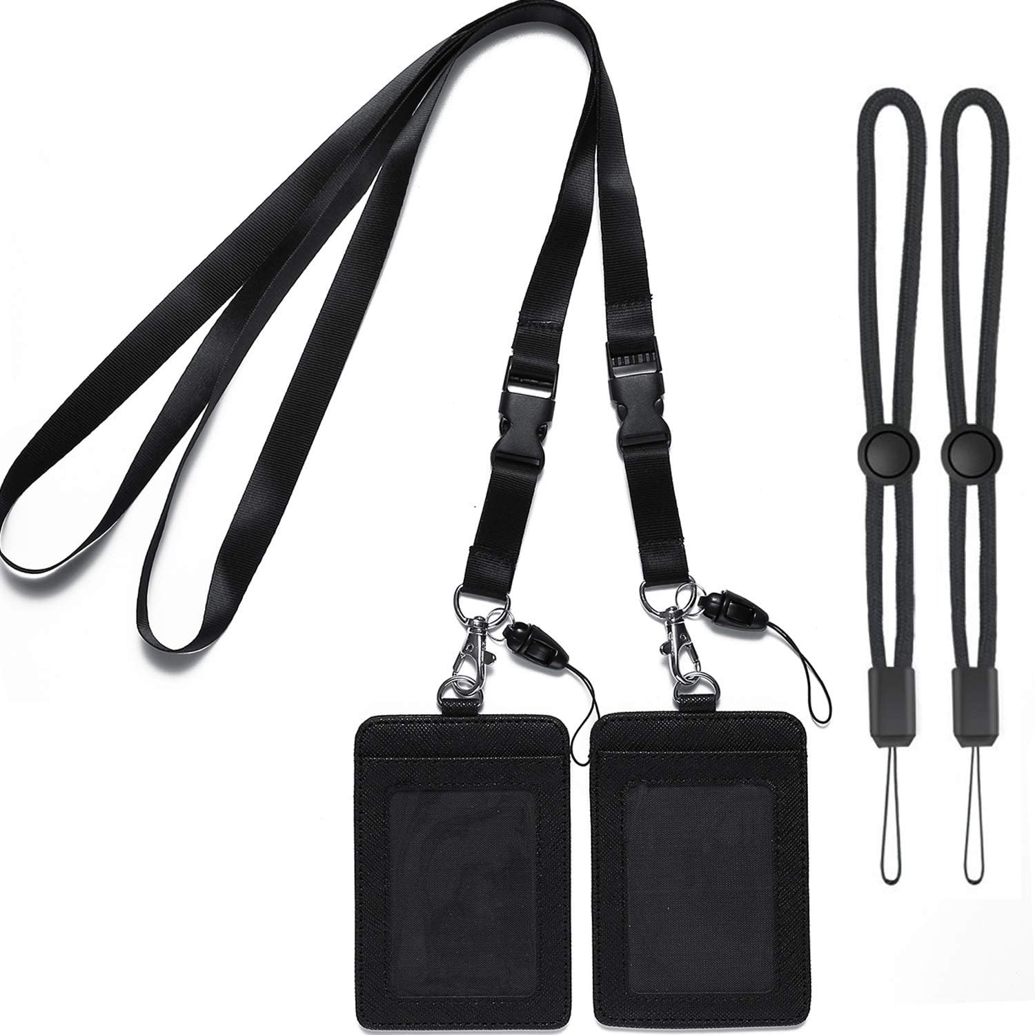 Amazon.com : Uniclife 2 Pack Retractable Adjustable Lanyard Heavy Duty ...