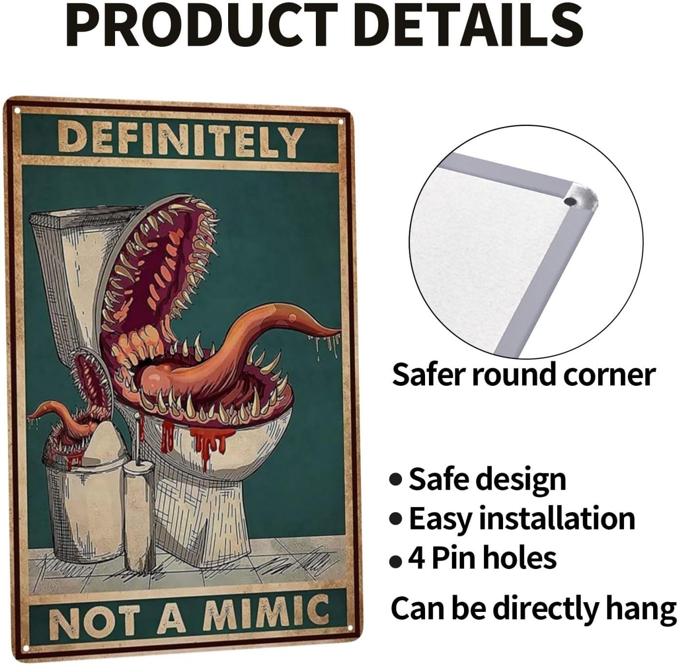 NENAWOS Definitely Not A Mimic Poster DND Posters Dungeon RPG Tabletop ...