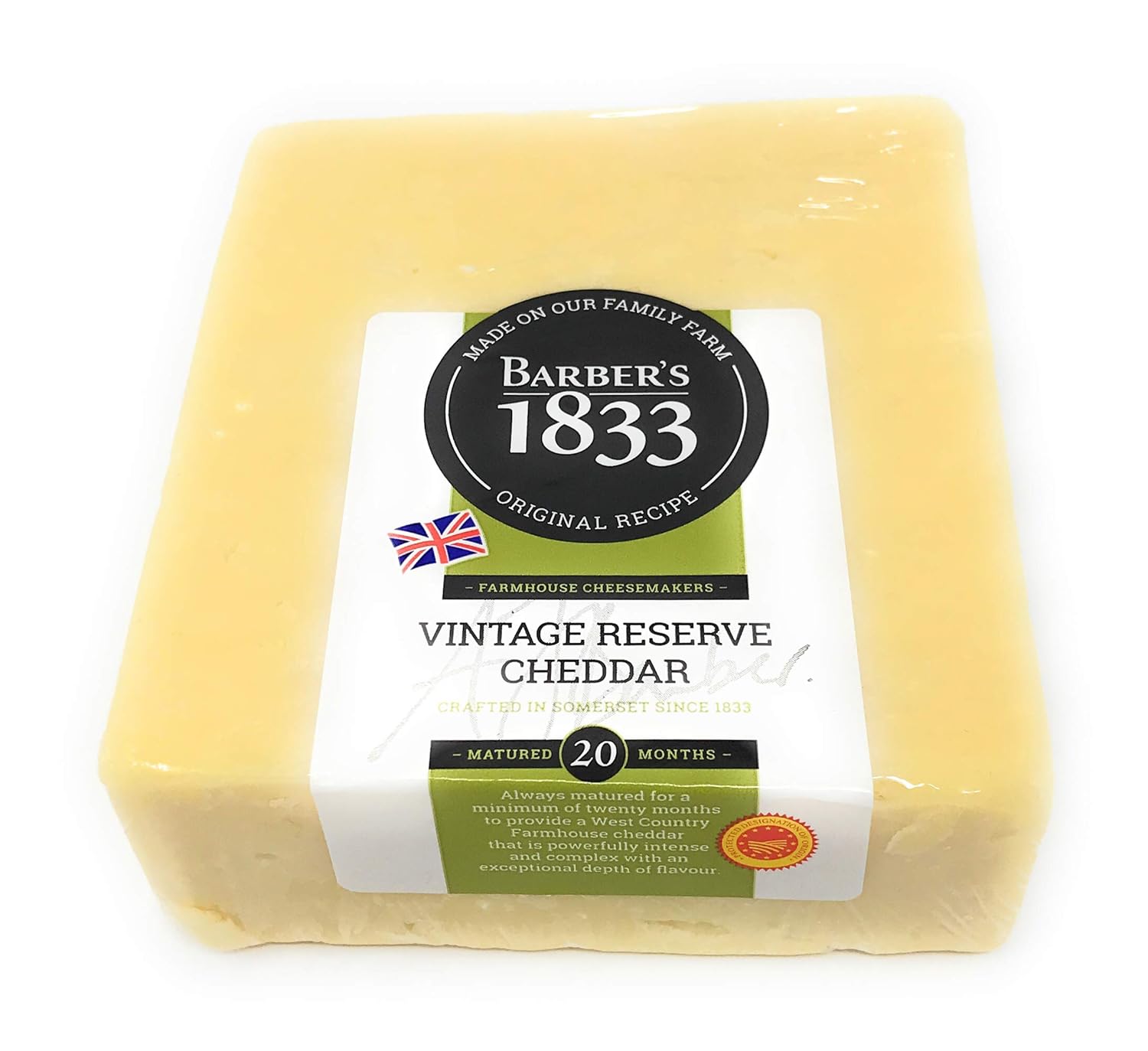 Amazon.com: Barbers Barbers 1833 Cheddar : Grocery & Gourmet Food