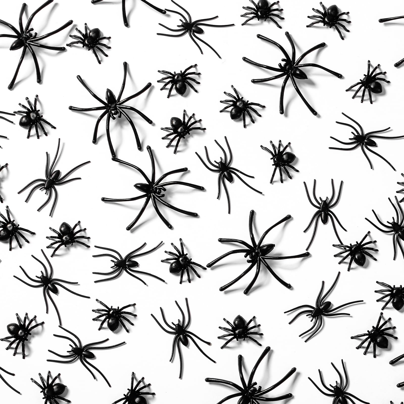 Amazon.com: FUSHENMU 240pcs Realistic Plastic Spiders 3 Sizes Small ...