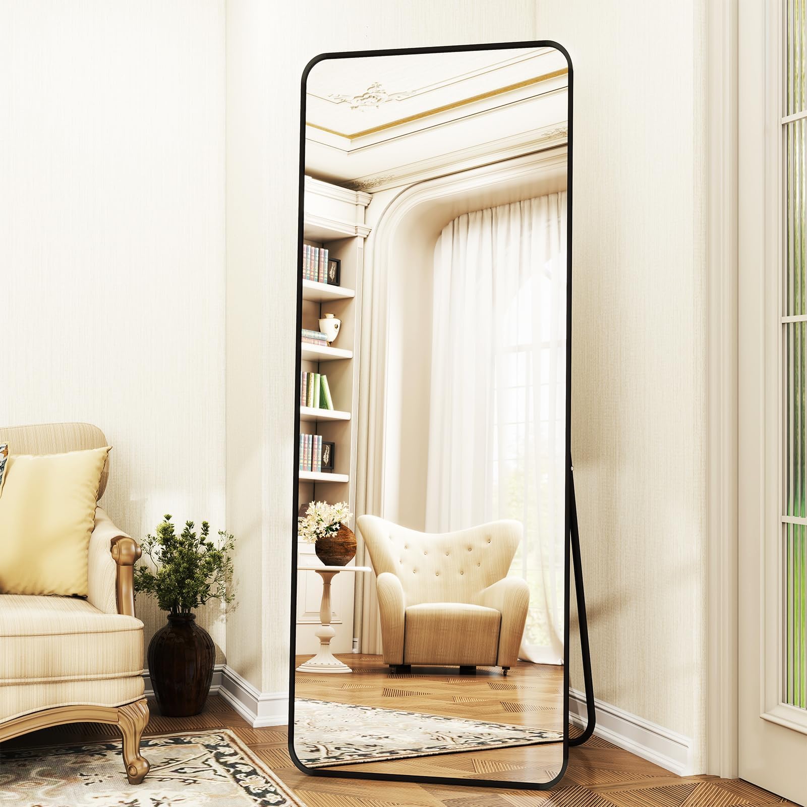 Amazon.com: XRAMFY Full Length Mirror 23"x66", Large Floor Mirror with ...