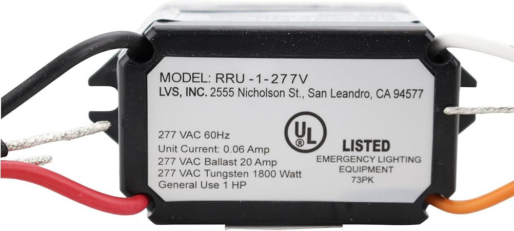Amazon.com: Hubbell UL924 N/C Shunt Relay 120/277V, 20A SPST with ...