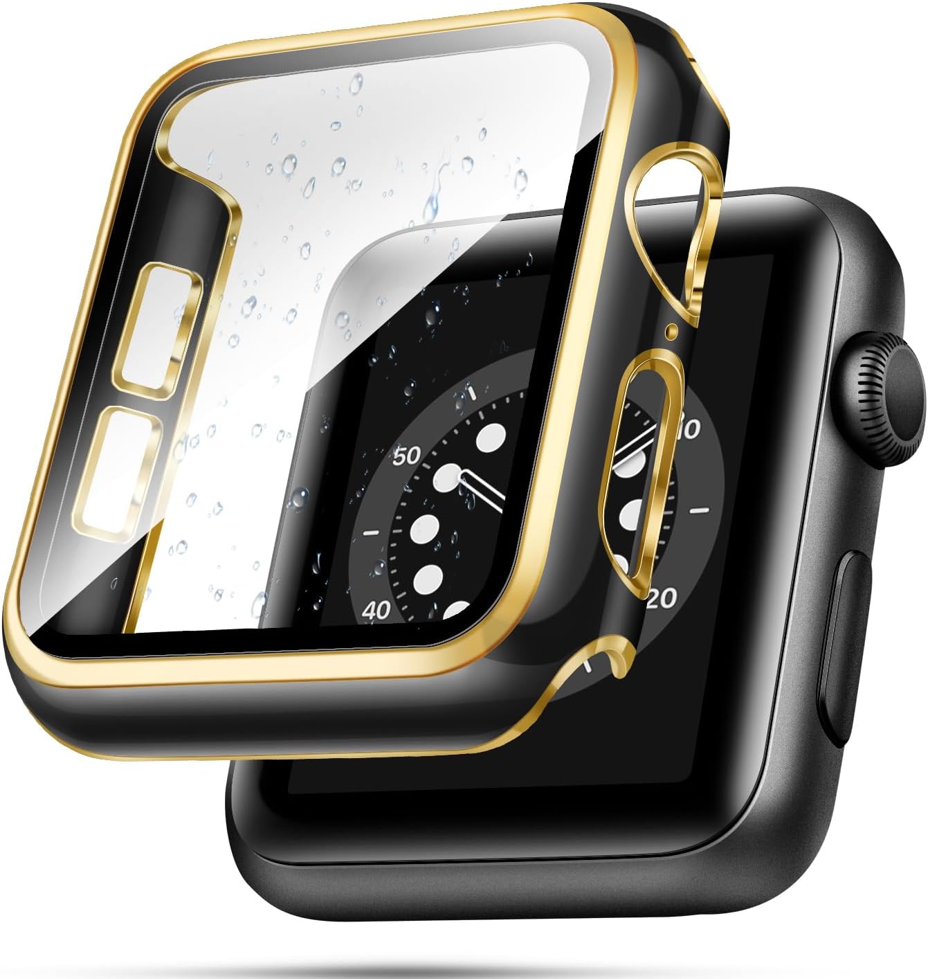 Amazon.com: HANKN 45mm Case Compatible with Apple Watch Series 9 8 7 ...