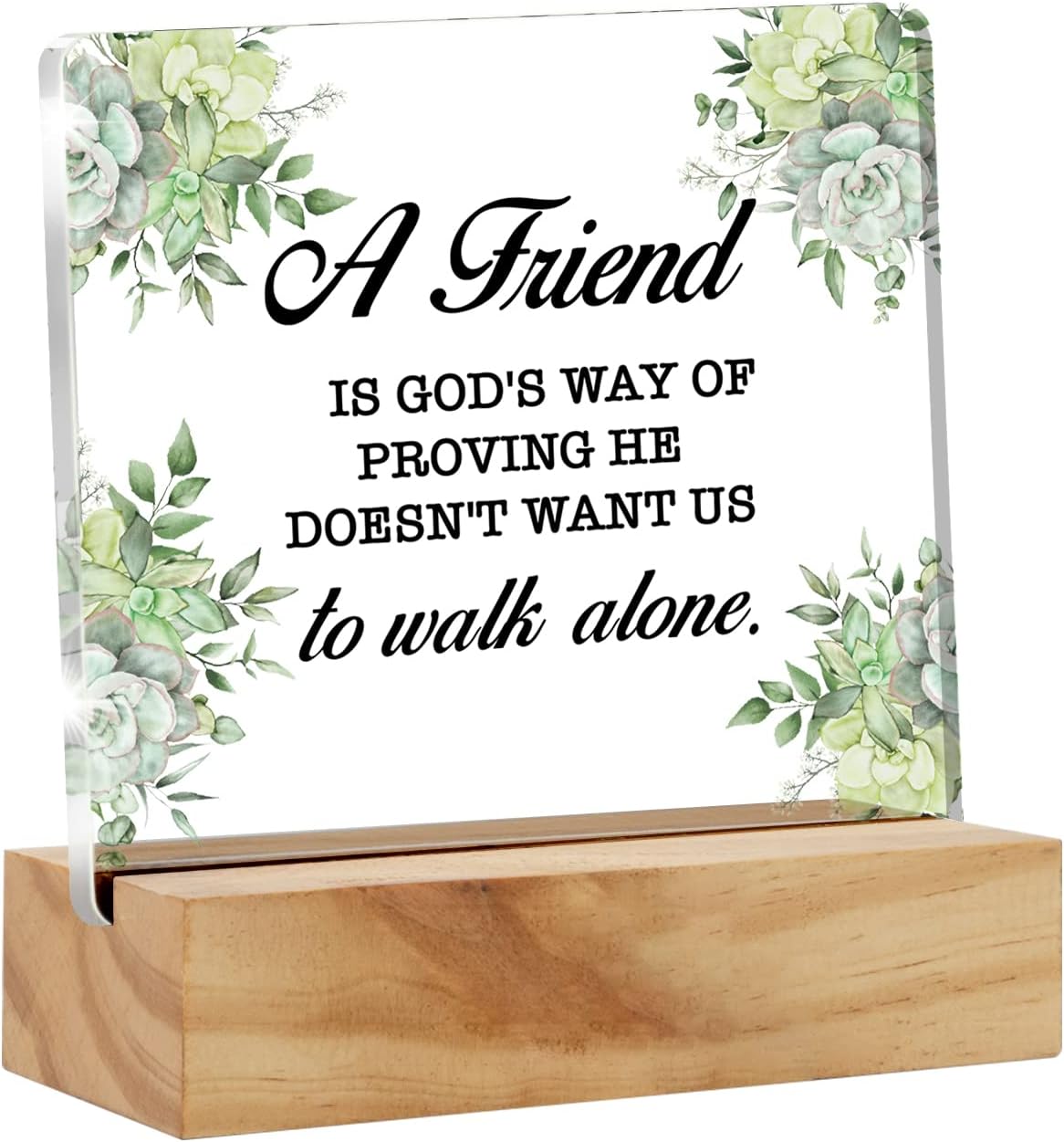 Amazon.com: Inspirational Christian Friendship Gift Bible Verse Best ...