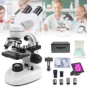 Amazon.com: Ostreemaner Compound Binocular Microscope, Up and Down Led ...