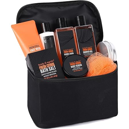 SpaLife All Natural Bath and Body Luxury Spa Men's Sandalwood Gift Set