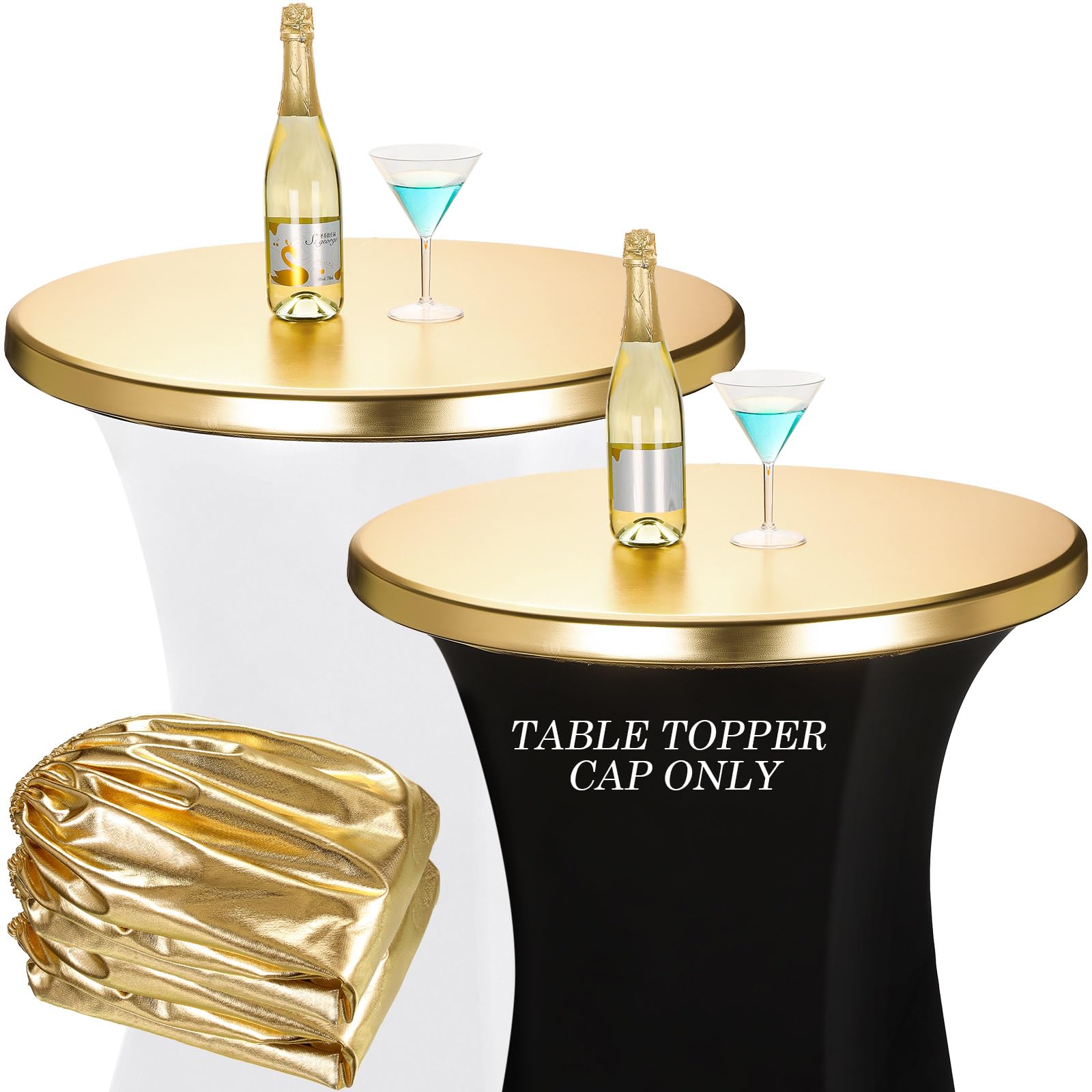 Amazon.com: Breling Table Topper Cap for Round Cocktail Tables ...