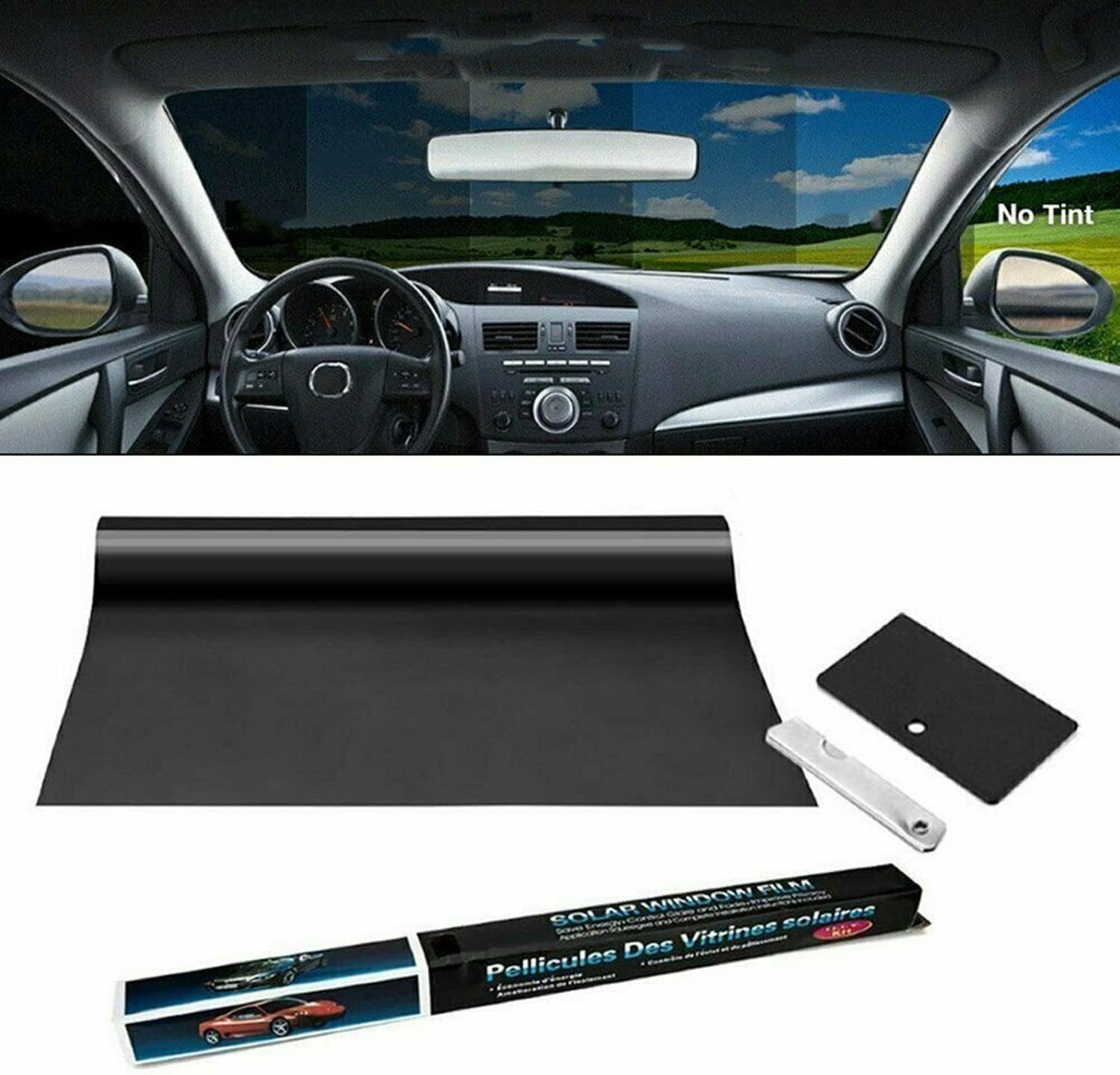 Amazon.com: GoolRC Car Window Film Windshield Solar Protection Film ...
