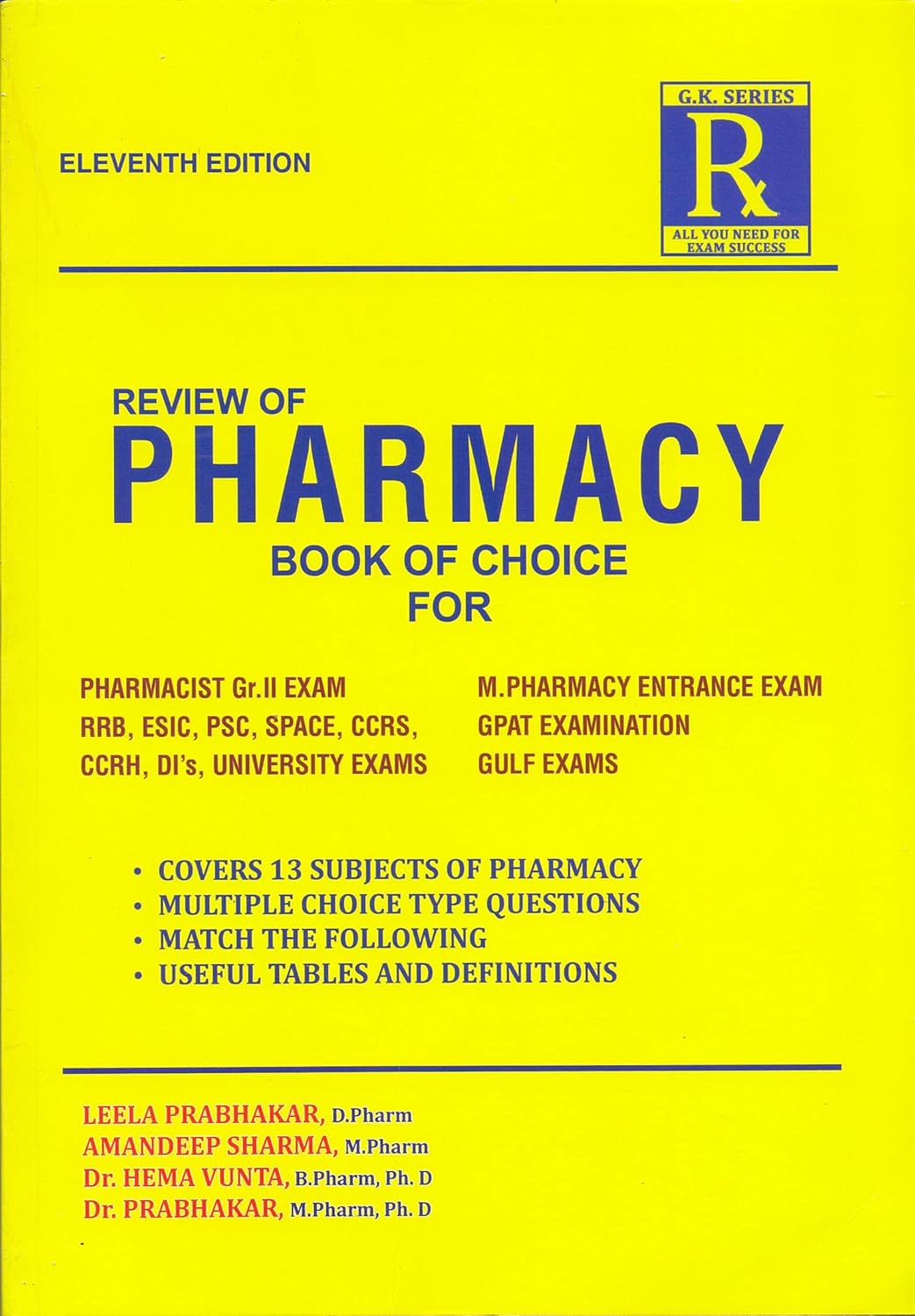 Review of Pharmacy