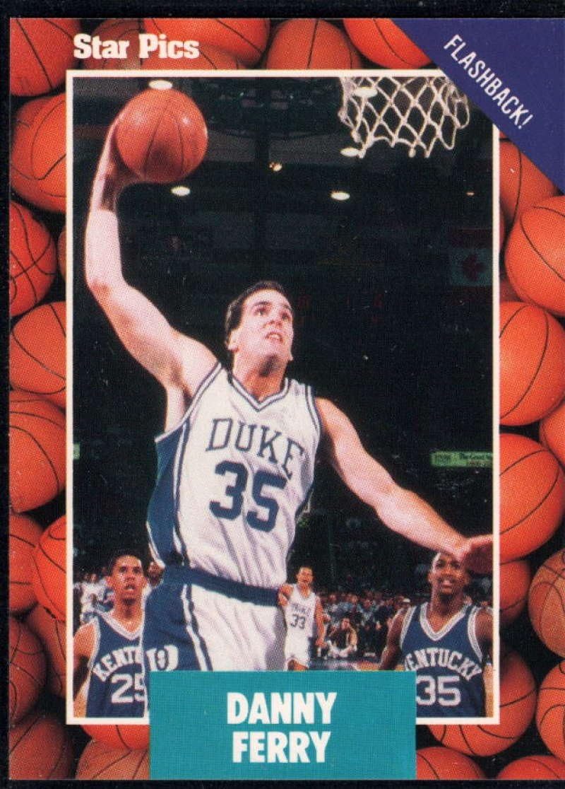 Amazon.com: Basketball NBA 1990 Star Pics #10 Danny Ferry ...