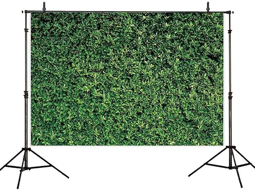 Amazon.com : Allenjoy 7x5ft Nature Green Lawn Leaves Backdrop for ...