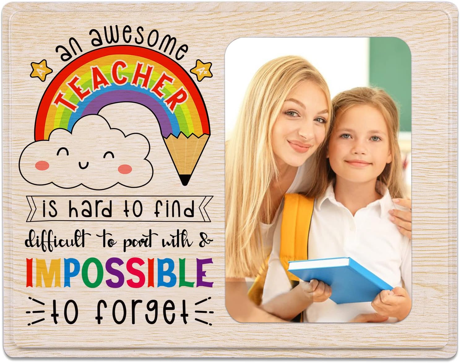 Amazon.com - Teacher Appreciation Wooden Picture Frame, a Truly Amazing ...