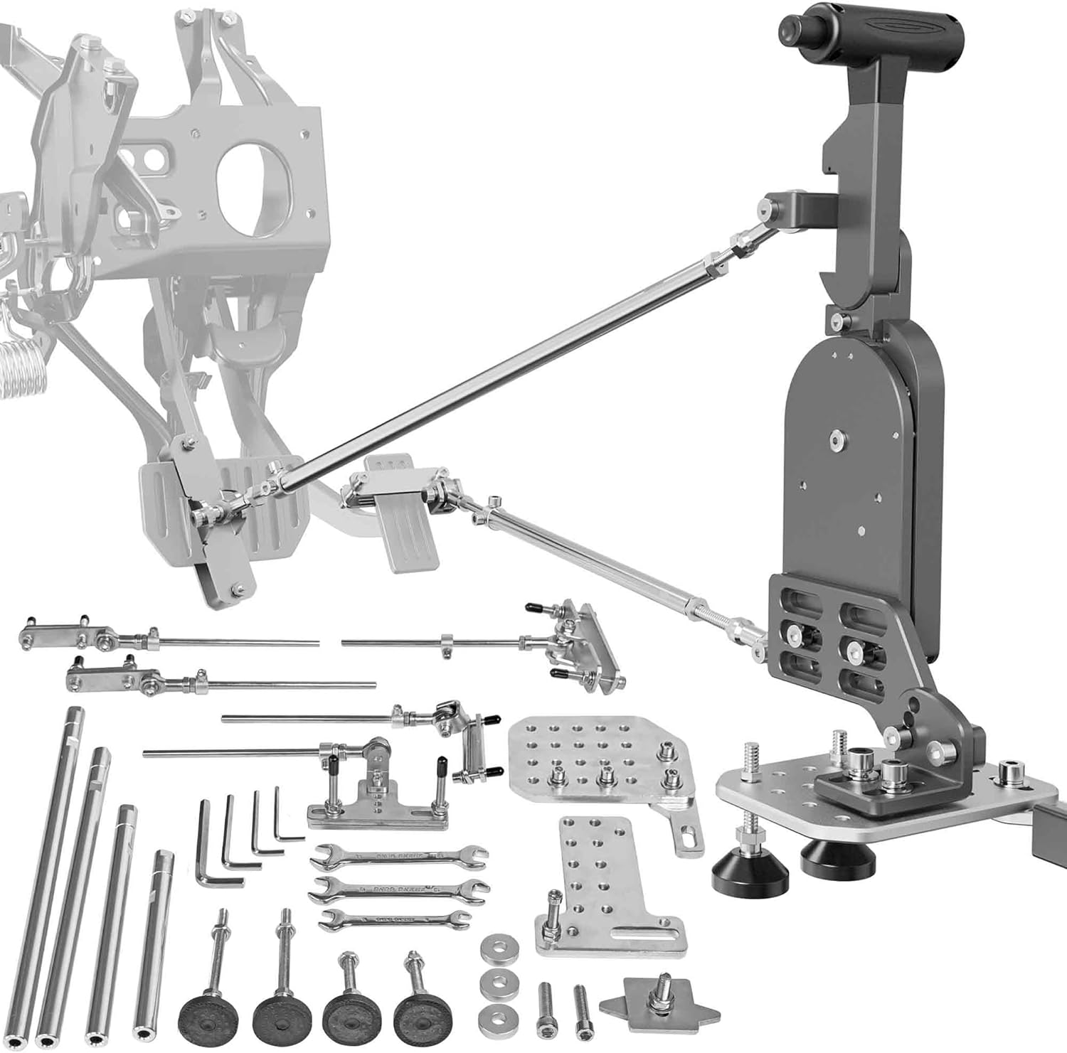 Amazon.com: OceanicEcho Handicap Drivers Fixed Hand Controls Permanent ...