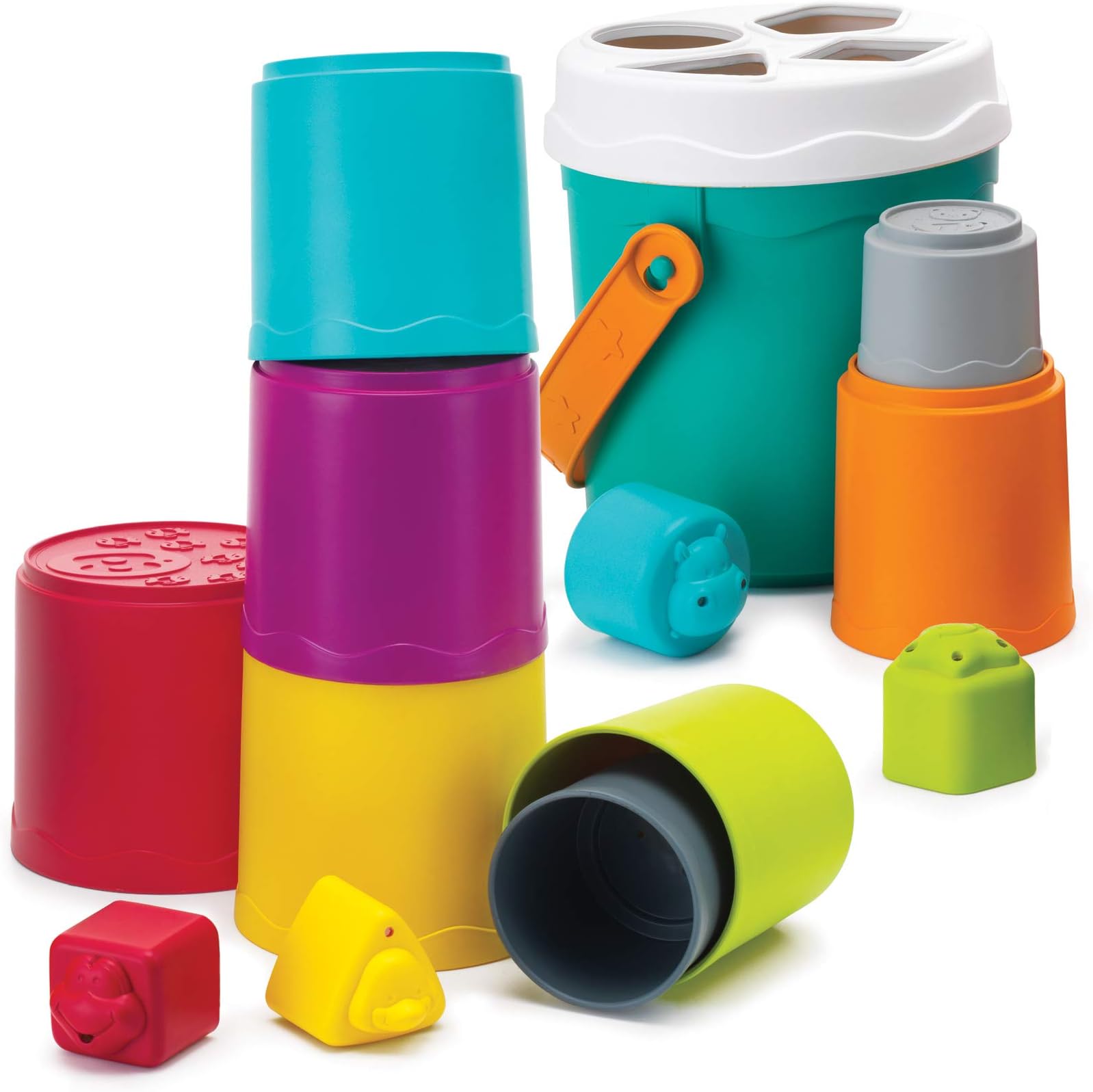 Infantino Stack'N Nest Cups |Baby Activity , Learning & Developing Toys ...