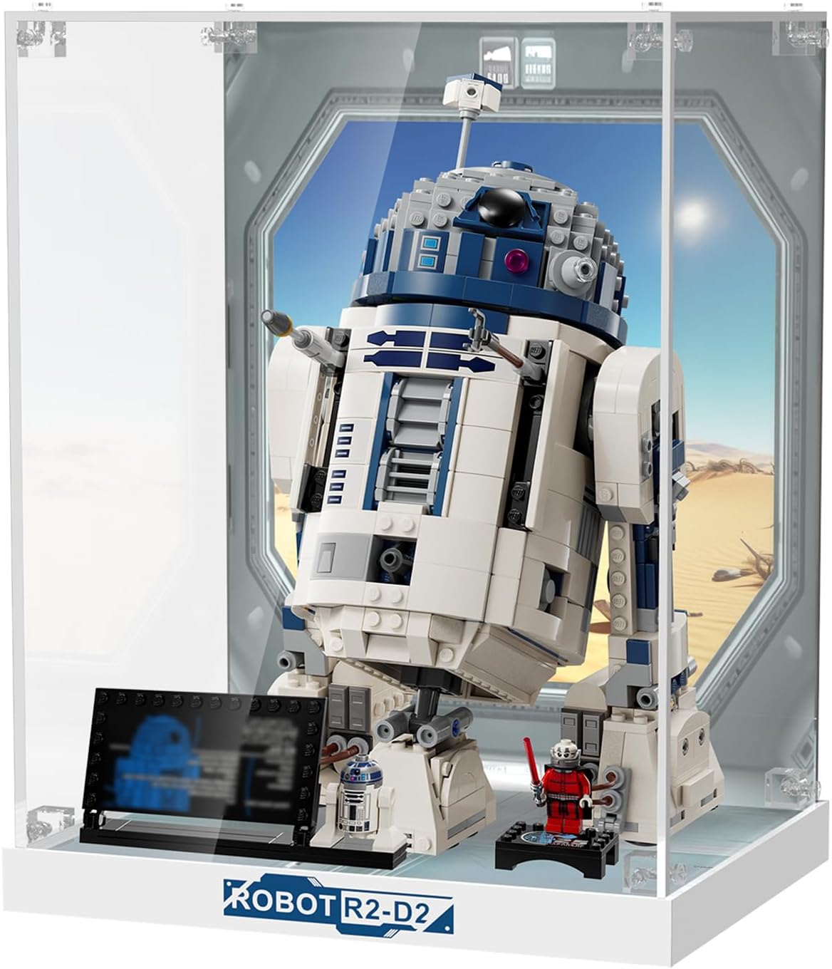 Amazon.com: PIPART Acrylic Display Case for Lego 75379 R2-D2 Brick ...
