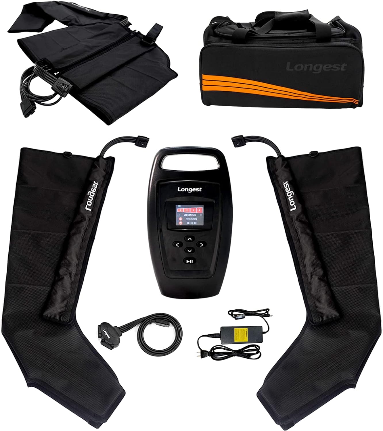 Amazon.com: LONGEST Lymphedema Pumps Legs & Jacket Air Compression ...