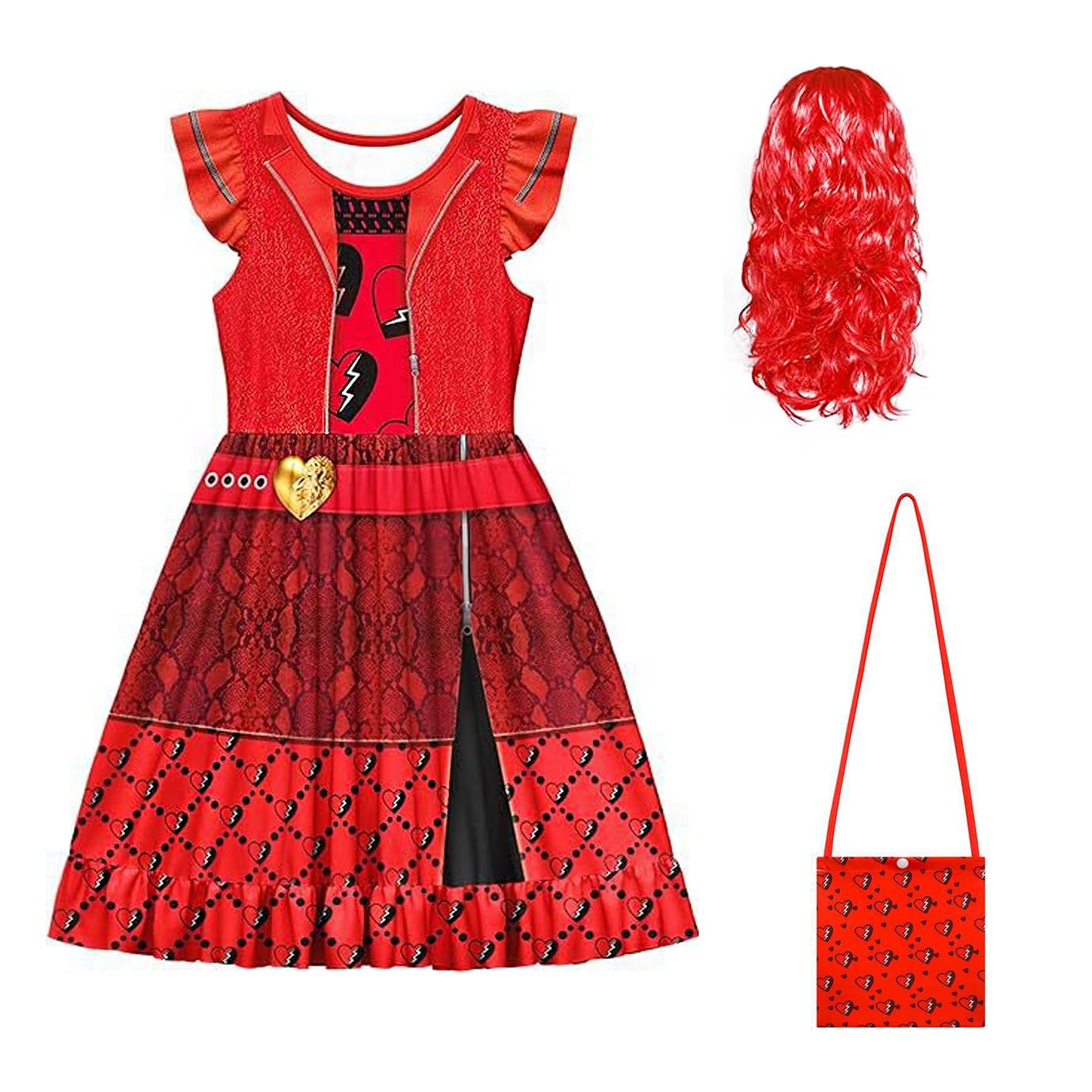 Fancyset Descendants 4 Rise of Red Costume girl (red, 130cm) – BigaMart