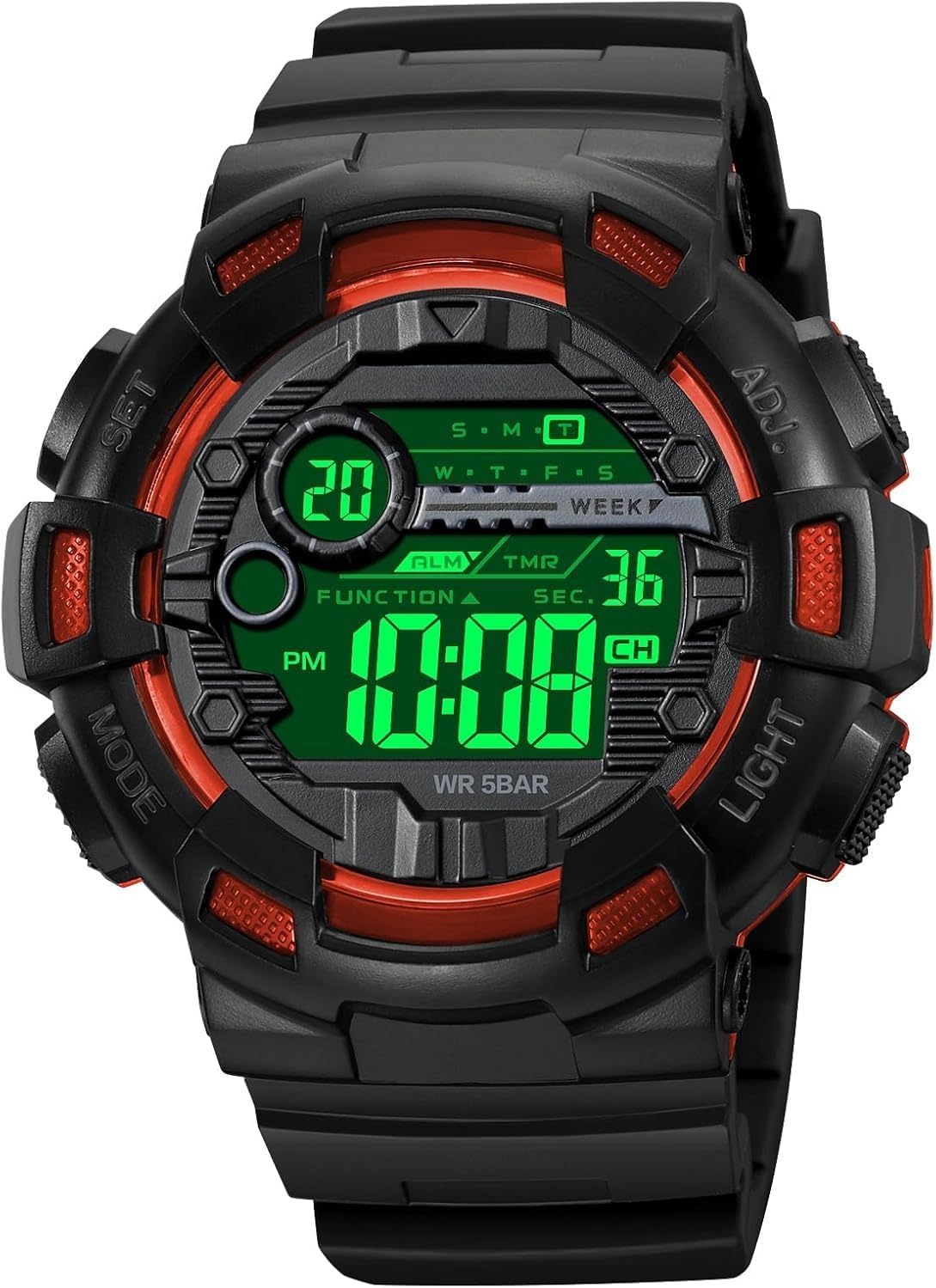 Amazon.com: Zentavi Mens Digital LED Sports Watch, Military ...
