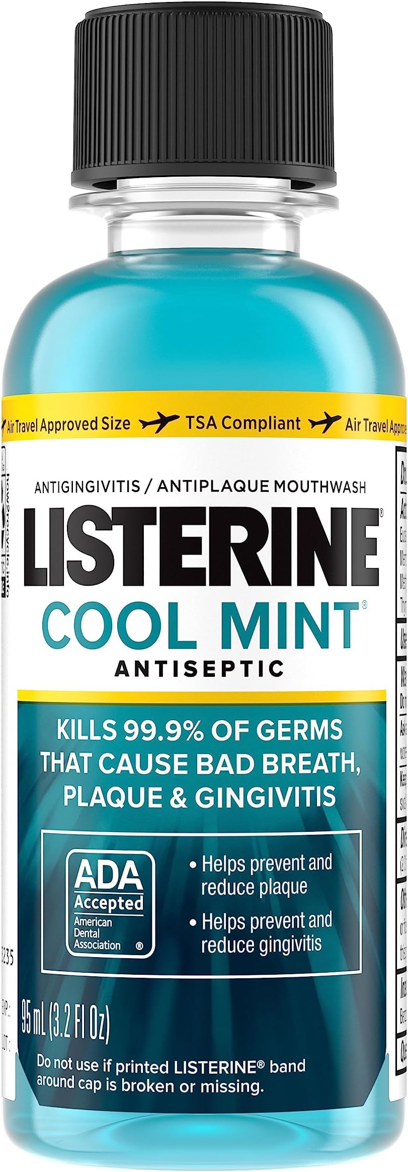 Amazon.com: Listerine Cool Mint Antiseptic Mouthwash for Bad Breath ...