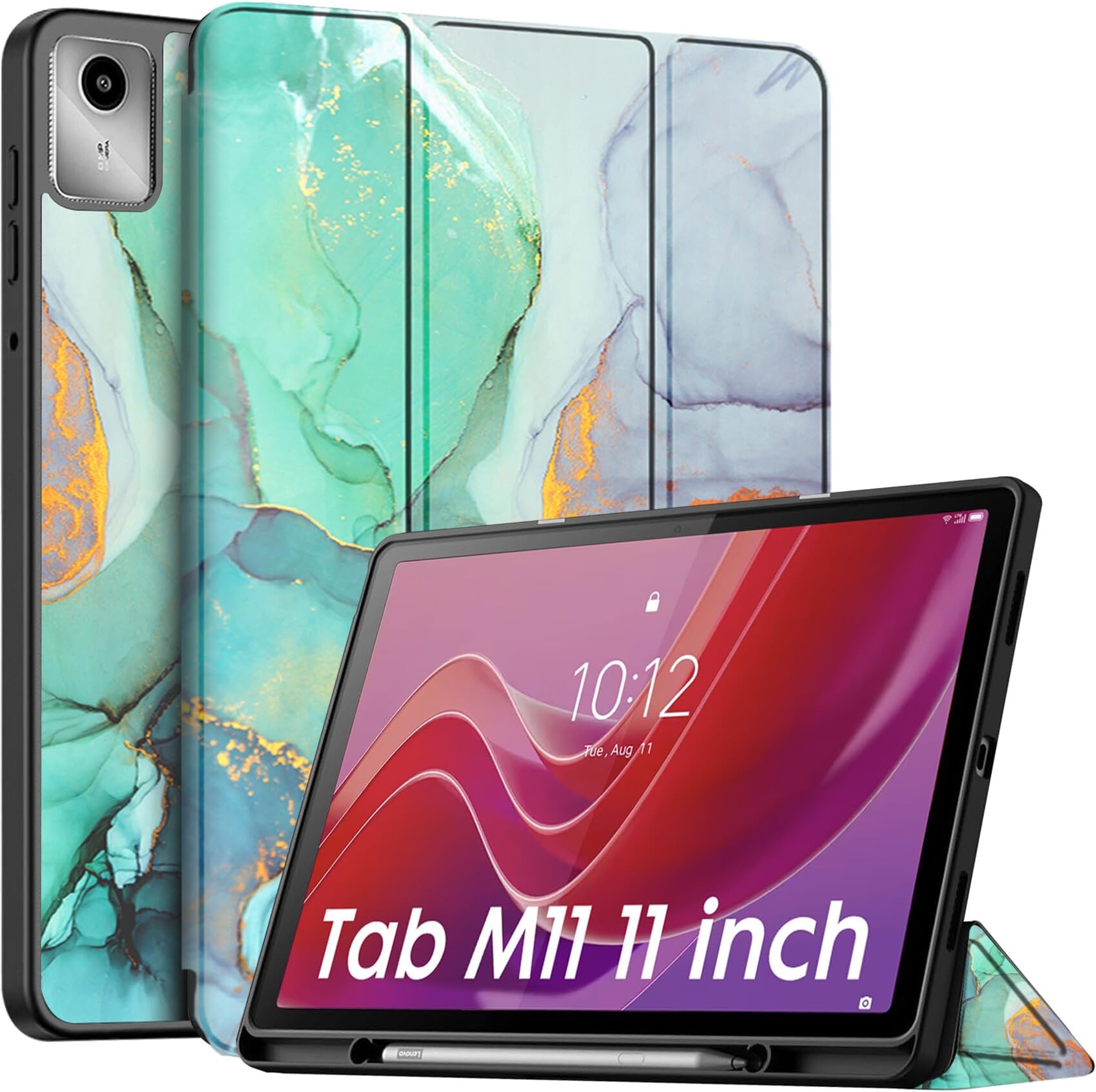 Robustrion Cover for Lenovo Tab M11 Cover Case, Flip Cover with Pencil ...
