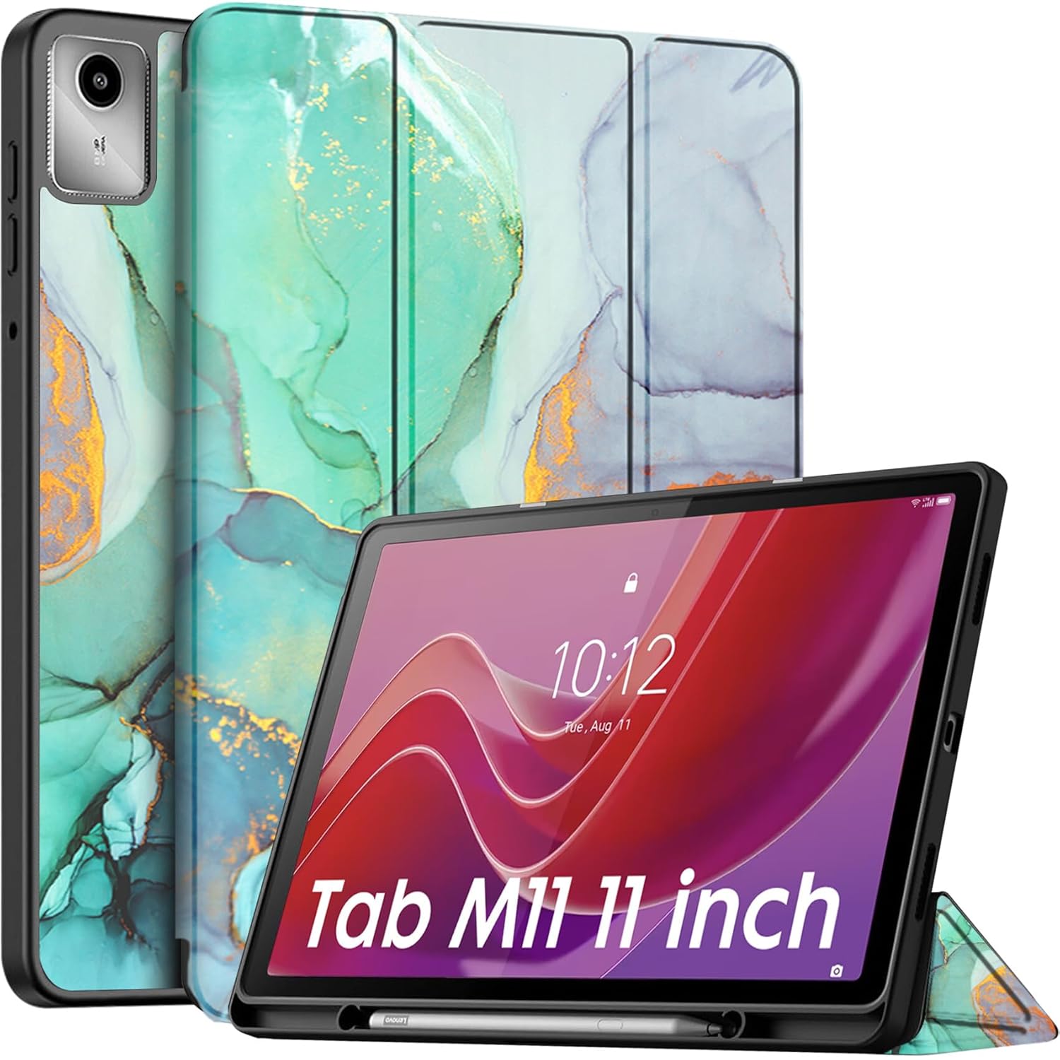 Robustrion Cover for Lenovo Tab M11 Cover Case, Flip Cover with Pencil ...