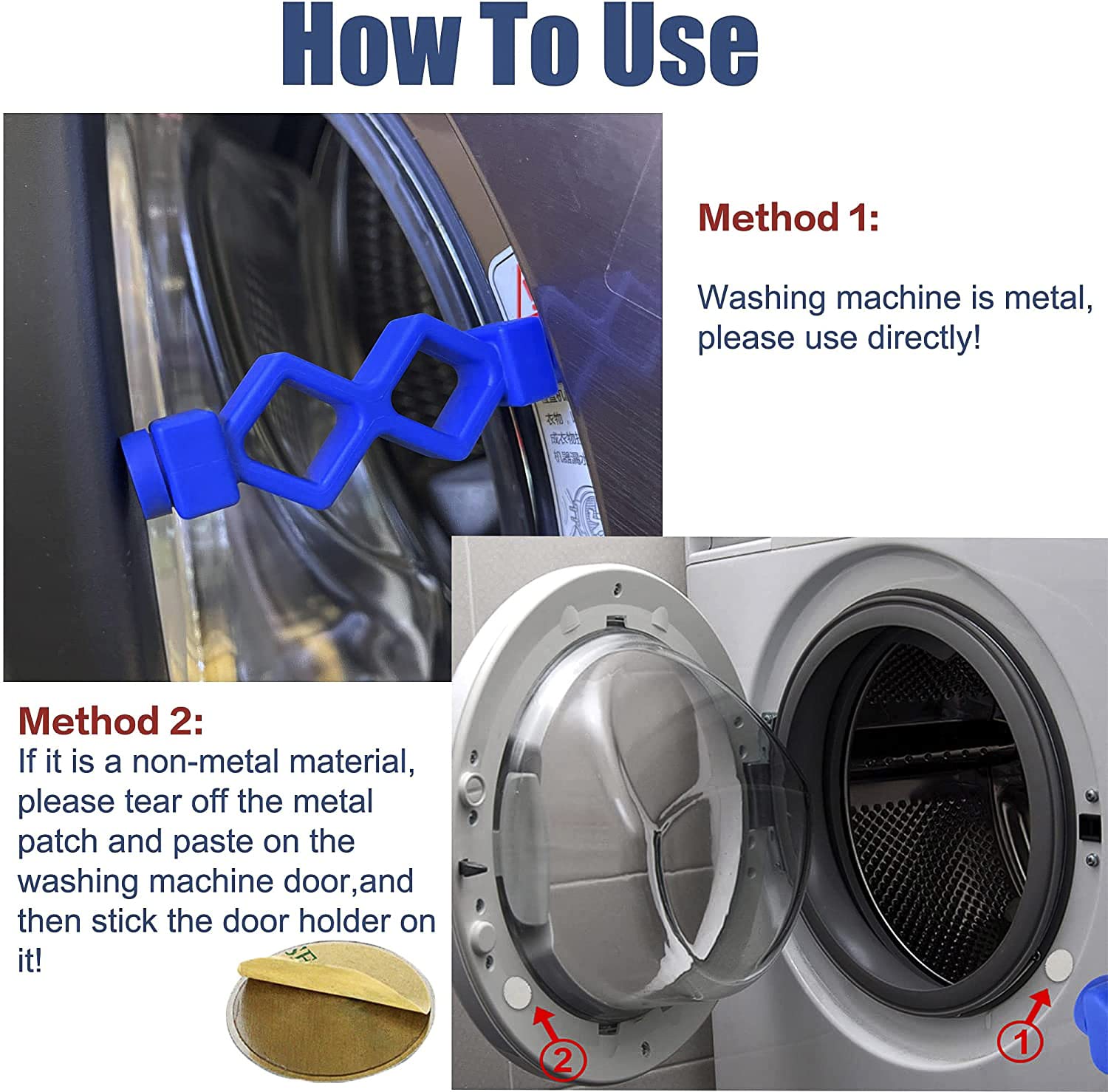 Snapklik.com : Washer Door Prop, Front Load Washer Door Prop, Keep ...