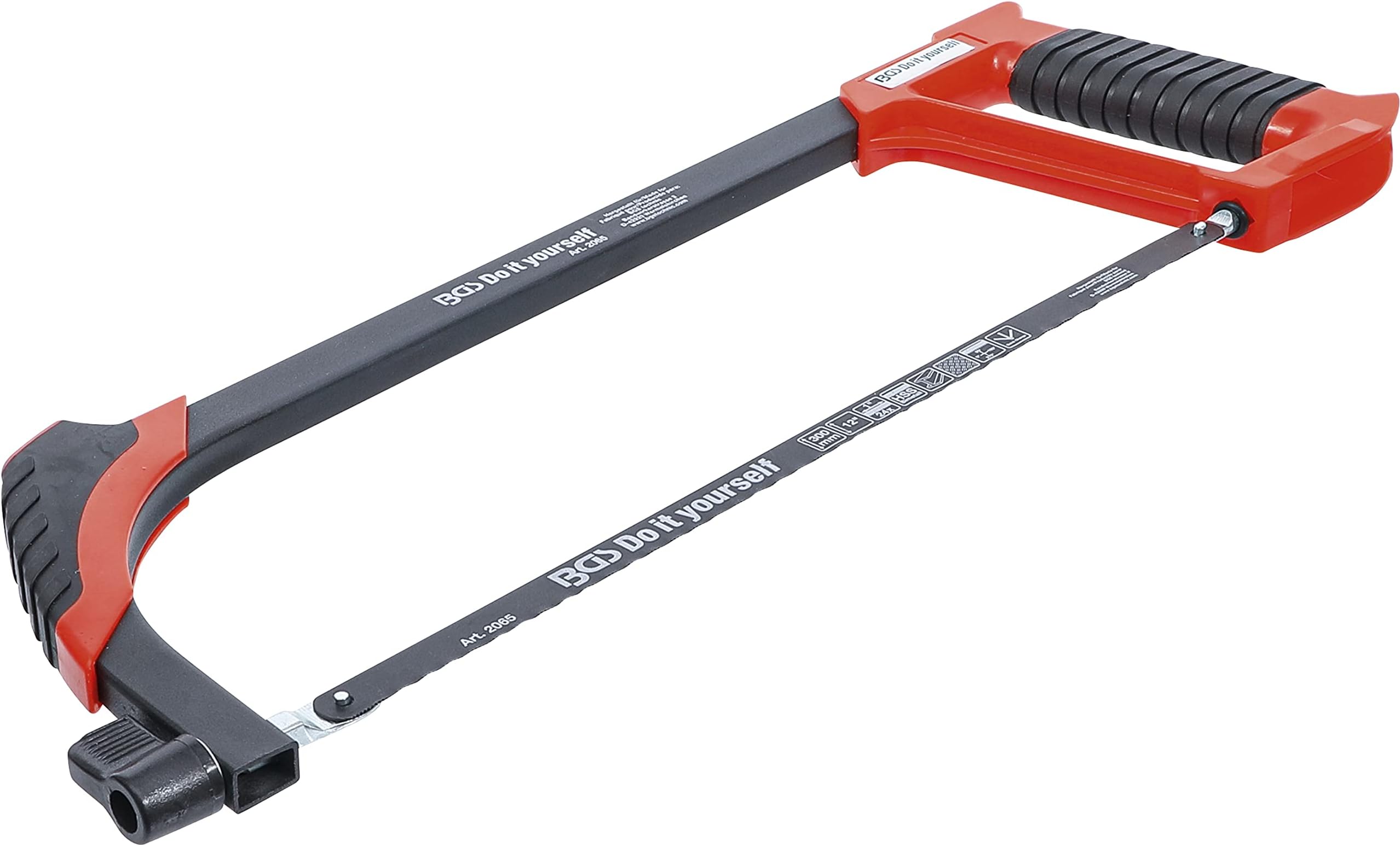 BGS Diy 2082 | Aluminium Hacksaw Frame | Incl. Miter Box and Saw Blade ...