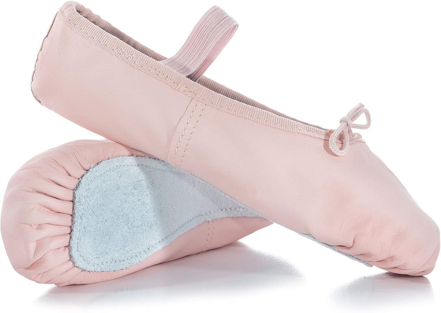 Amazon.com | Theatricals Girls Princess Full Sole Leather Ballet Shoes ...