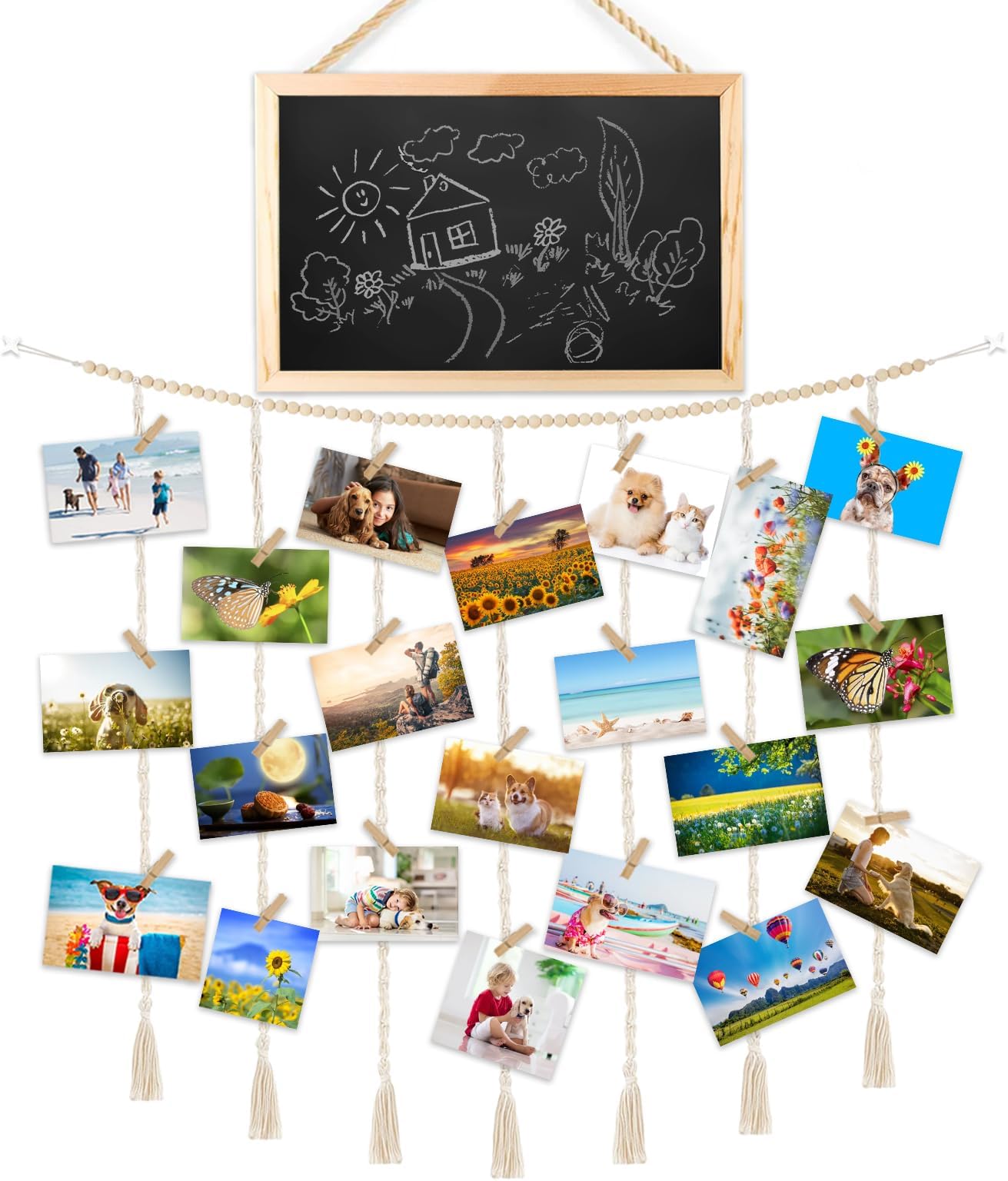 Amazon.com: CHMEFLY Photo Display Picture Frame Collage by Multi Photo ...