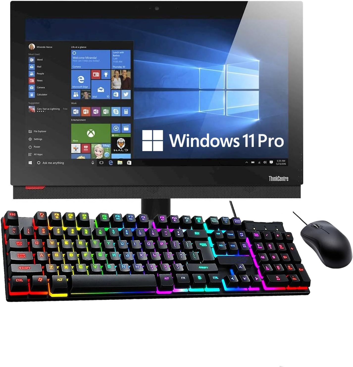 Amazon.com: Lenovo ThinkCentre M810z All in One Desktop Computer PC. 21 ...