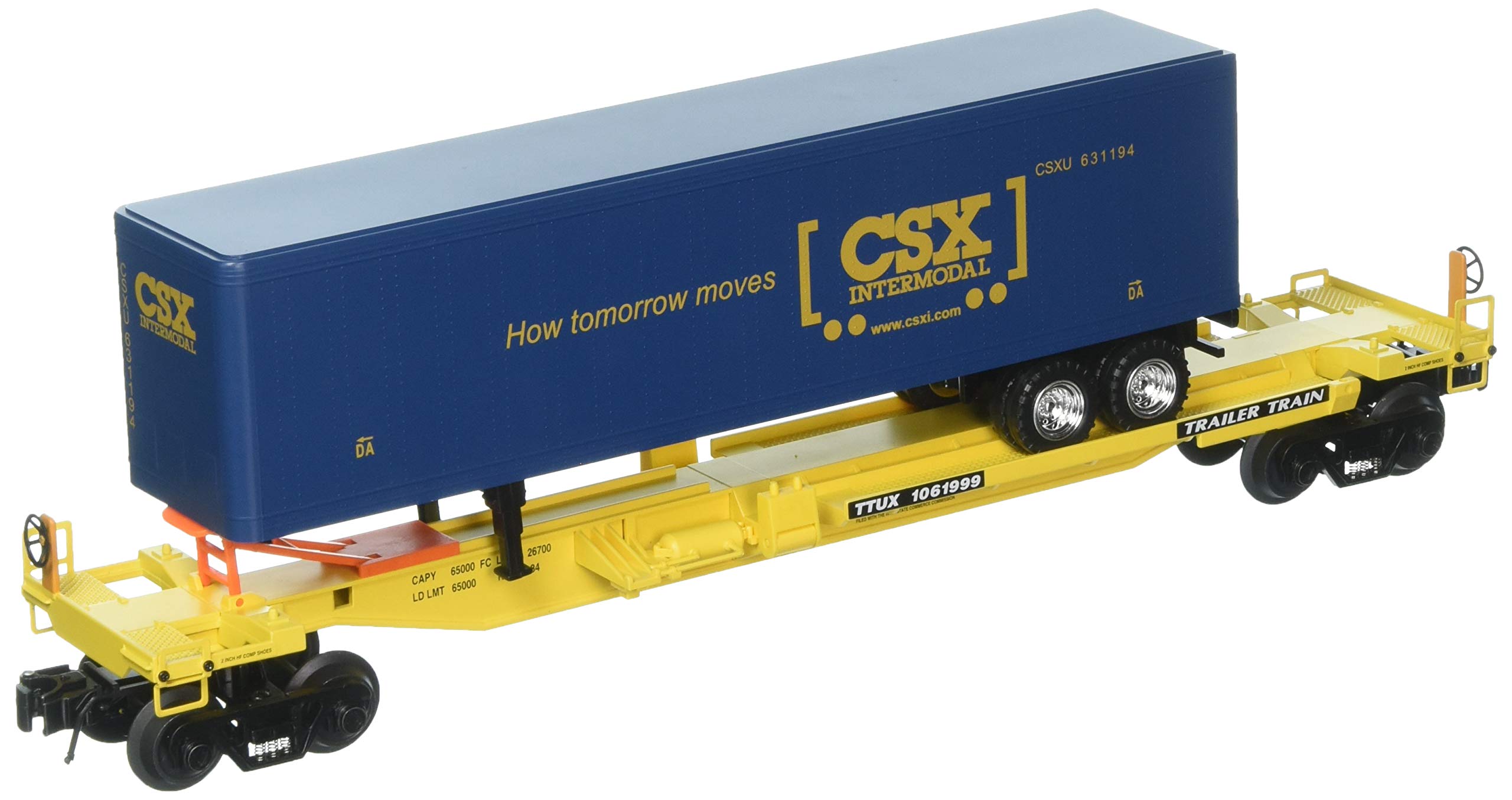 Buy Bachmann Industries Front Runner Intermodal Car with Trailer CSX O ...