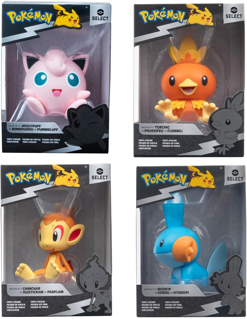 Pokémon Pokemon Select Vinyl Collectible Figures - Torchic, Mudkip ...