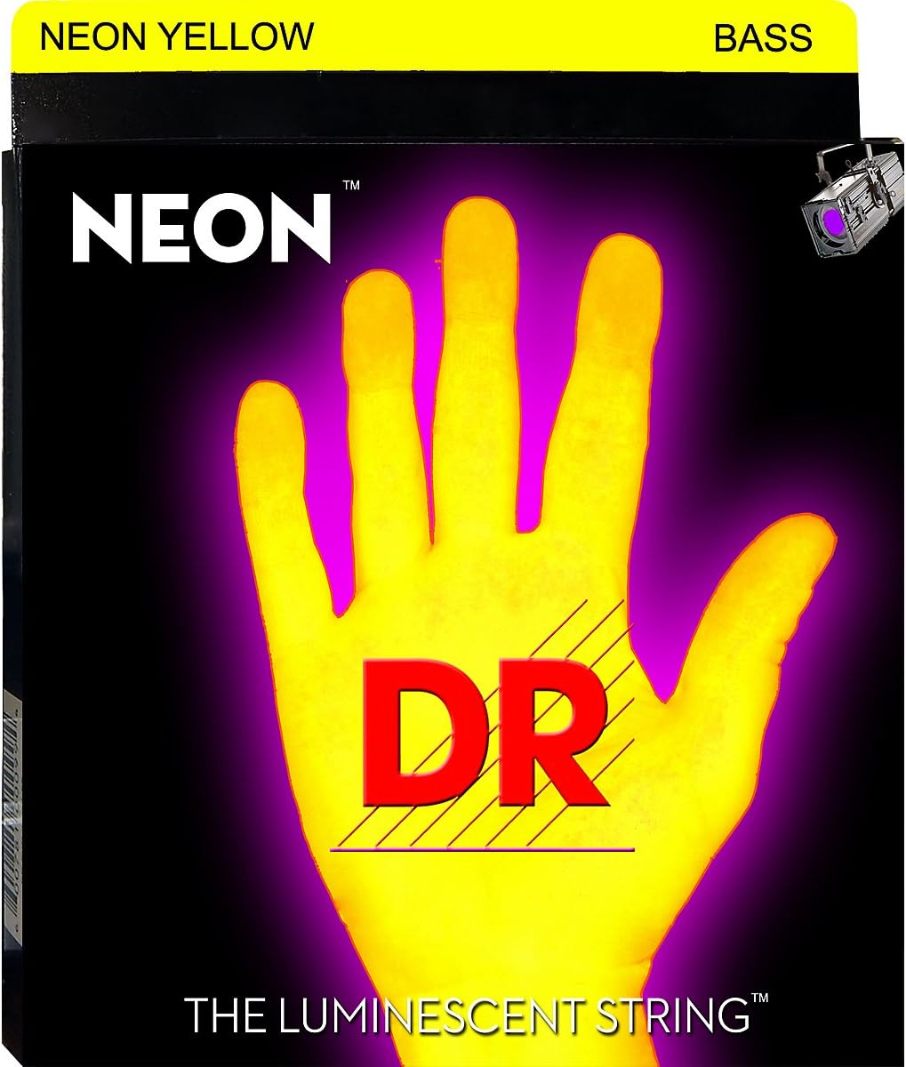 DR Strings HI-DEF NEON™ - MULTI-COLOUR Coloured Electric Guitar Strings ...
