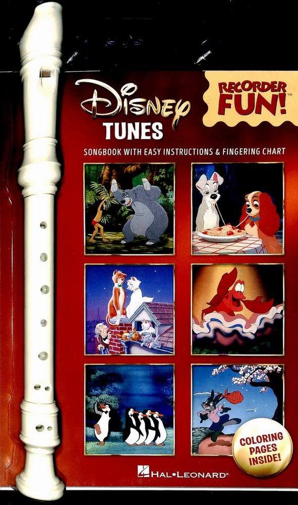 Amazon.com: Disney Tunes - Recorder Fun!: Pack with Songbook and ...
